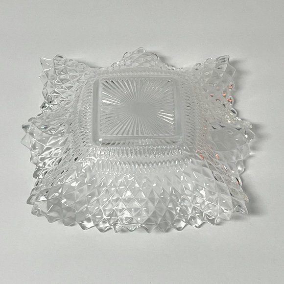 Indiana Glass | Kitchen | Vintage Candy Dish Indiana Glass Square ...